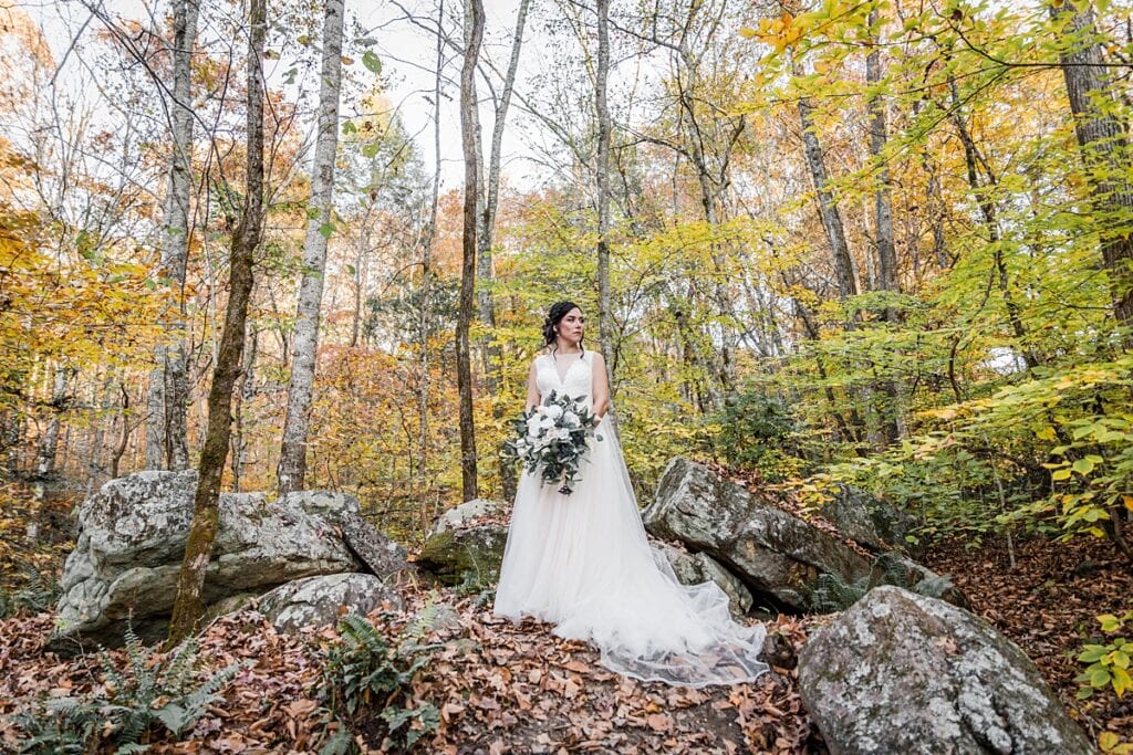 Tennessee Wedding in the Fall - Jenn and Darren - Chapel in the Hollow