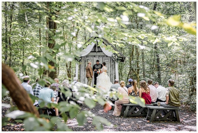 Micro Wedding in the Forest - Crystal and Travis - Chapel in the Hollow