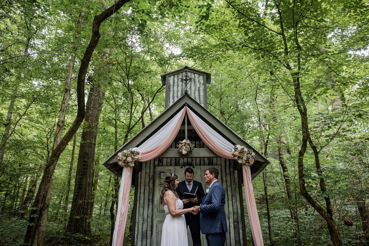 Elopement in the Forest - Angie and Bryan - Chapel in the Hollow