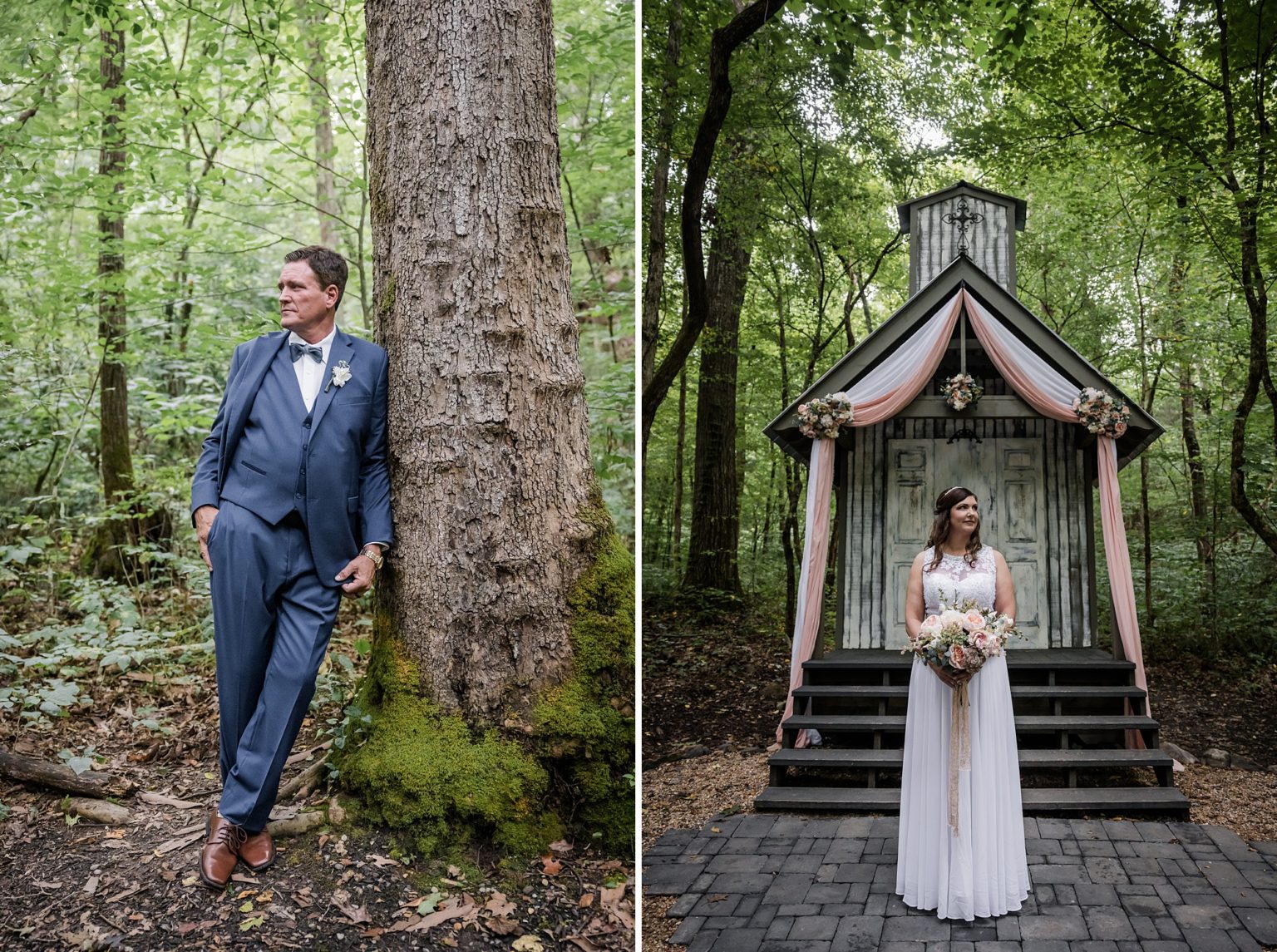 Elopement in the Forest - Angie and Bryan - Chapel in the Hollow