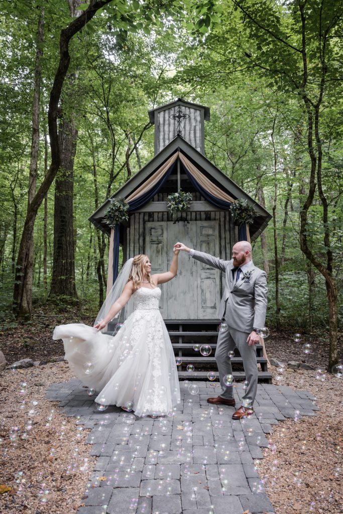 Midday Micro Wedding in the Smokies - Tia and Troy - Chapel in the Hollow
