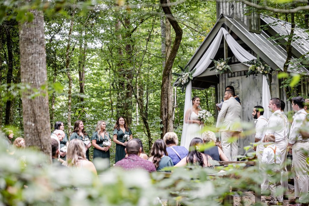 Classic Forest Micro Wedding - Libby and Taylor - Chapel in the Hollow