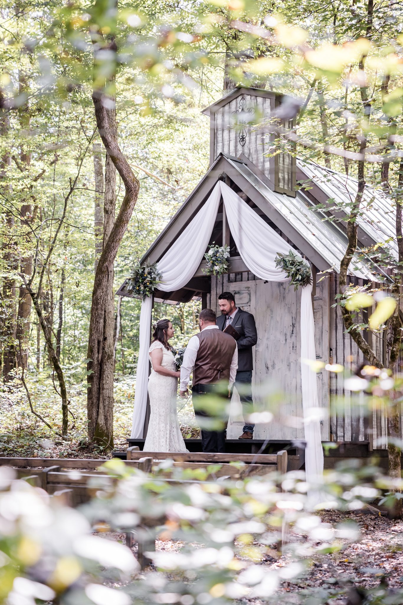 East Tennessee Forest Wedding - Christy and Brandon - Chapel in the Hollow