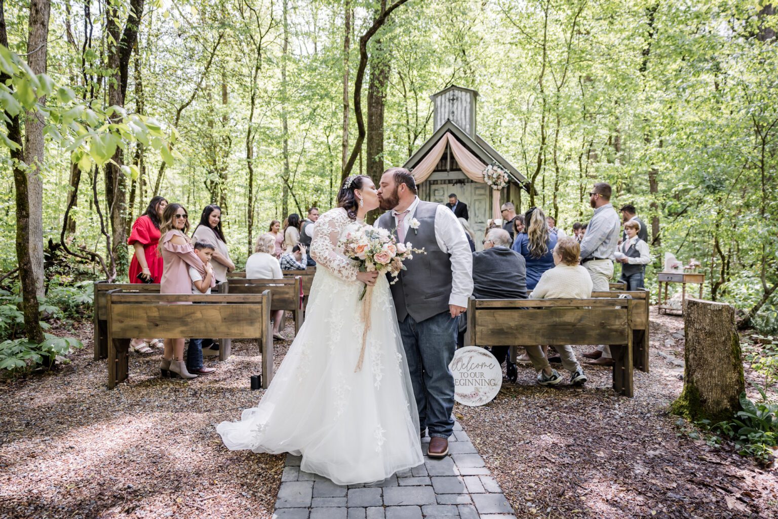 Micro Wedding in the Forest - Breanna and Buddy - Chapel in the Hollow