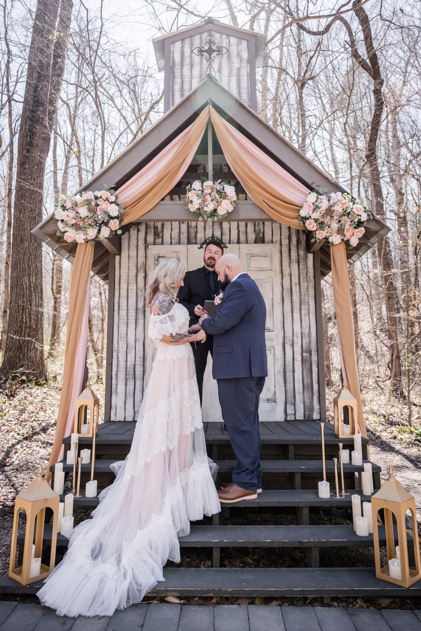 Spring Elopement - Sarah and Brian - Chapel in the Hollow