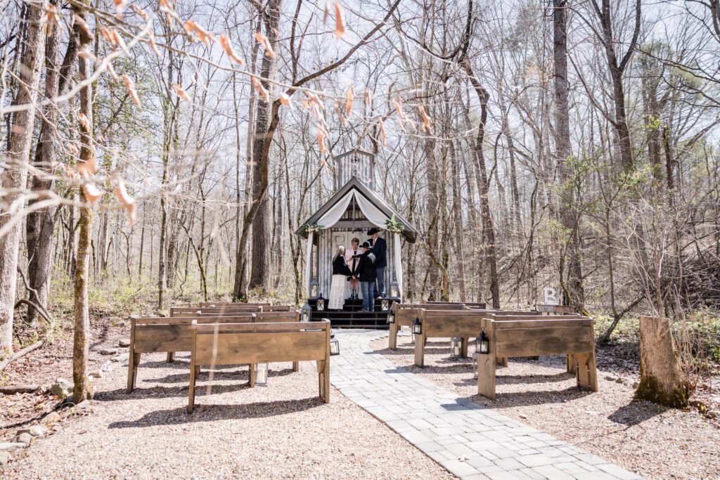 Midday Spring Elopement - Kay and Brett - Chapel in the Hollow