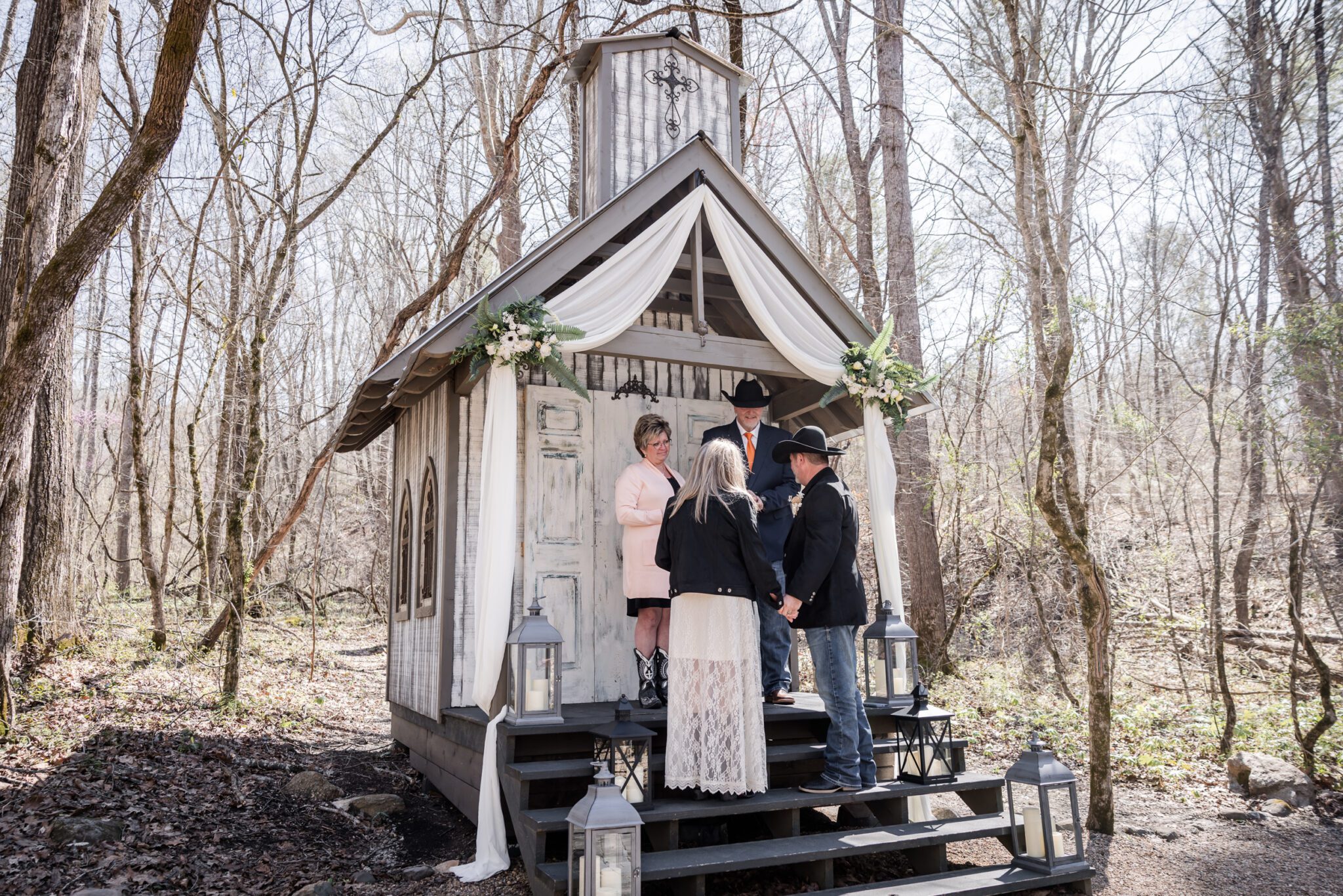 Midday Spring Elopement - Kay and Brett - Chapel in the Hollow
