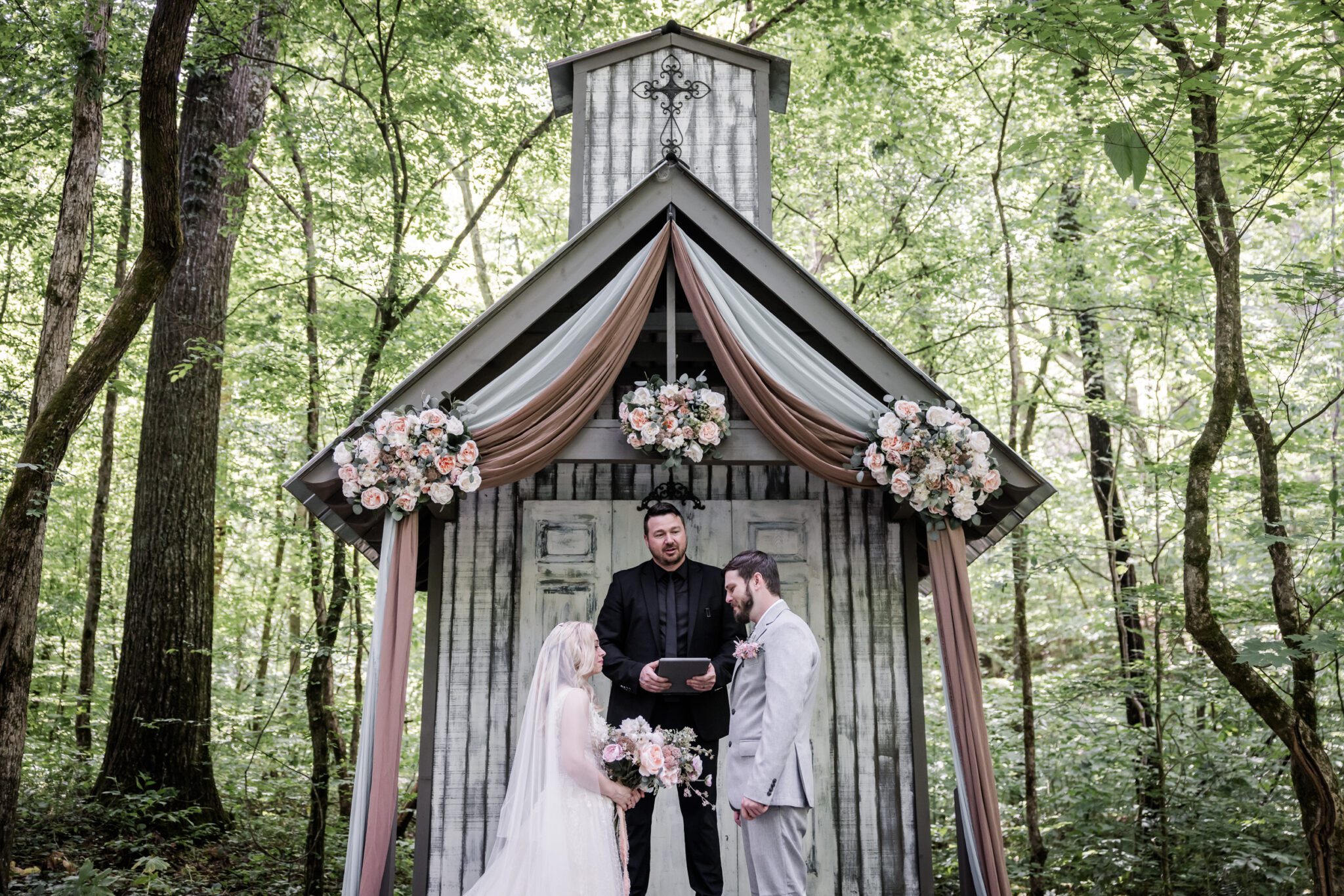 Appalachian Elopement - Cassie and Logan - Chapel in the Hollow
