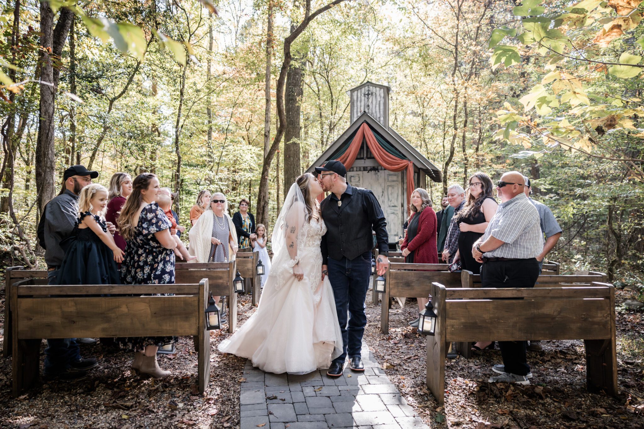 Friday October Wedding - Abby and John - Chapel in the Hollow