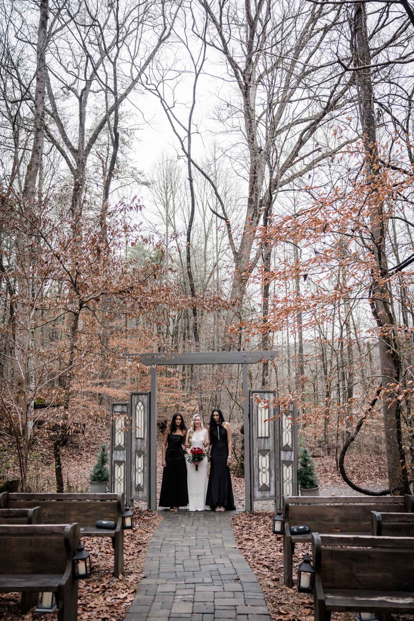 Intimate December Wedding - Mae and Christopher - Chapel in the Hollow