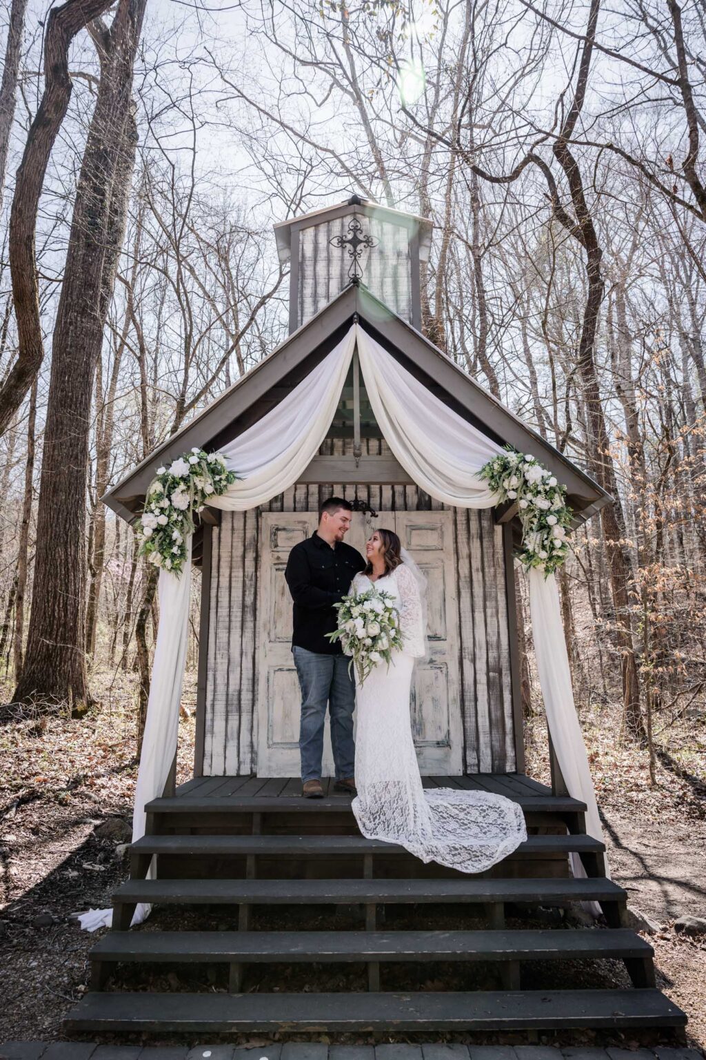 Relaxed Spring Intimate Wedding - Haley and Travis - Chapel in the Hollow
