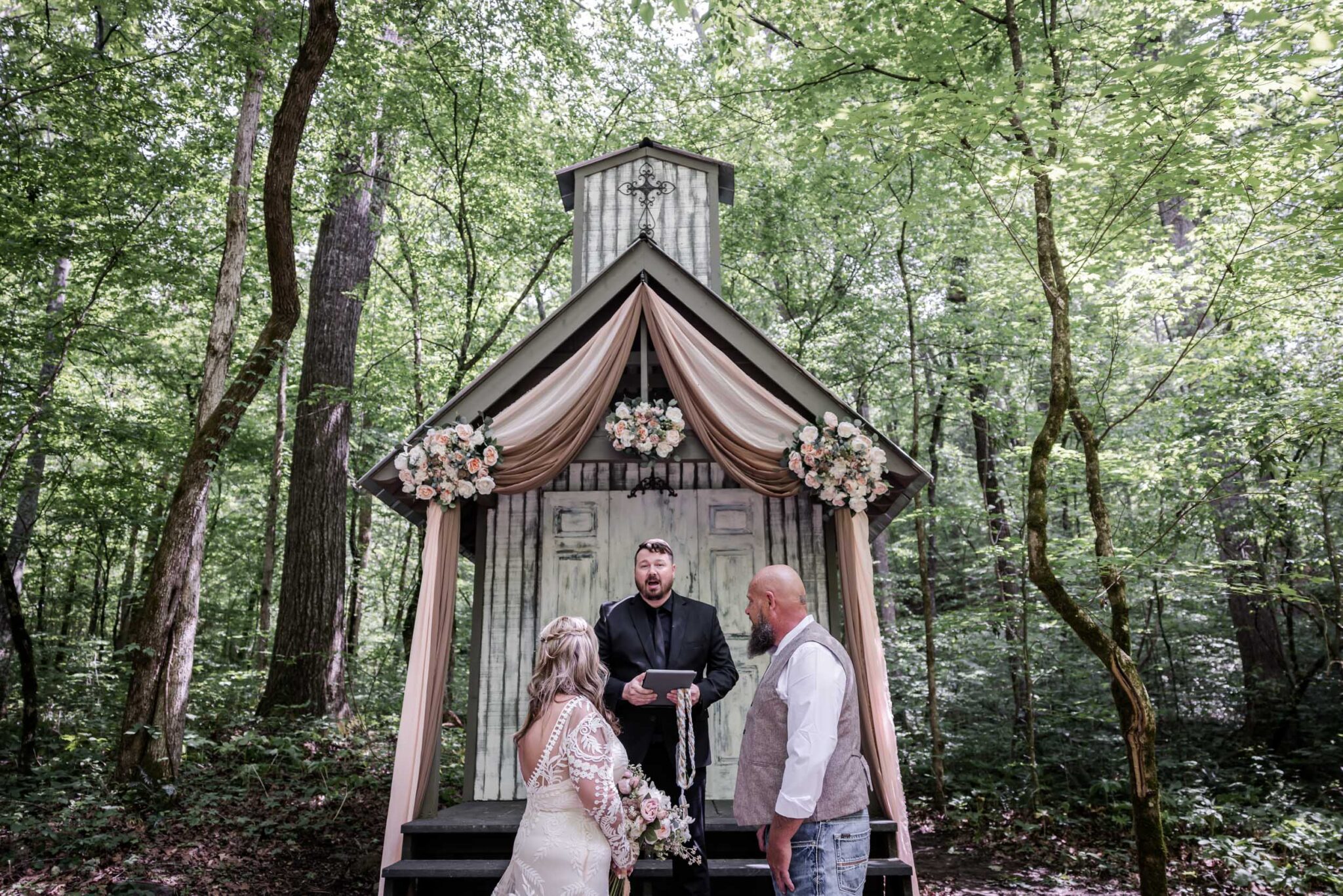 Rustic Mountain Elopement - Stephanie and Shane - Chapel in the Hollow